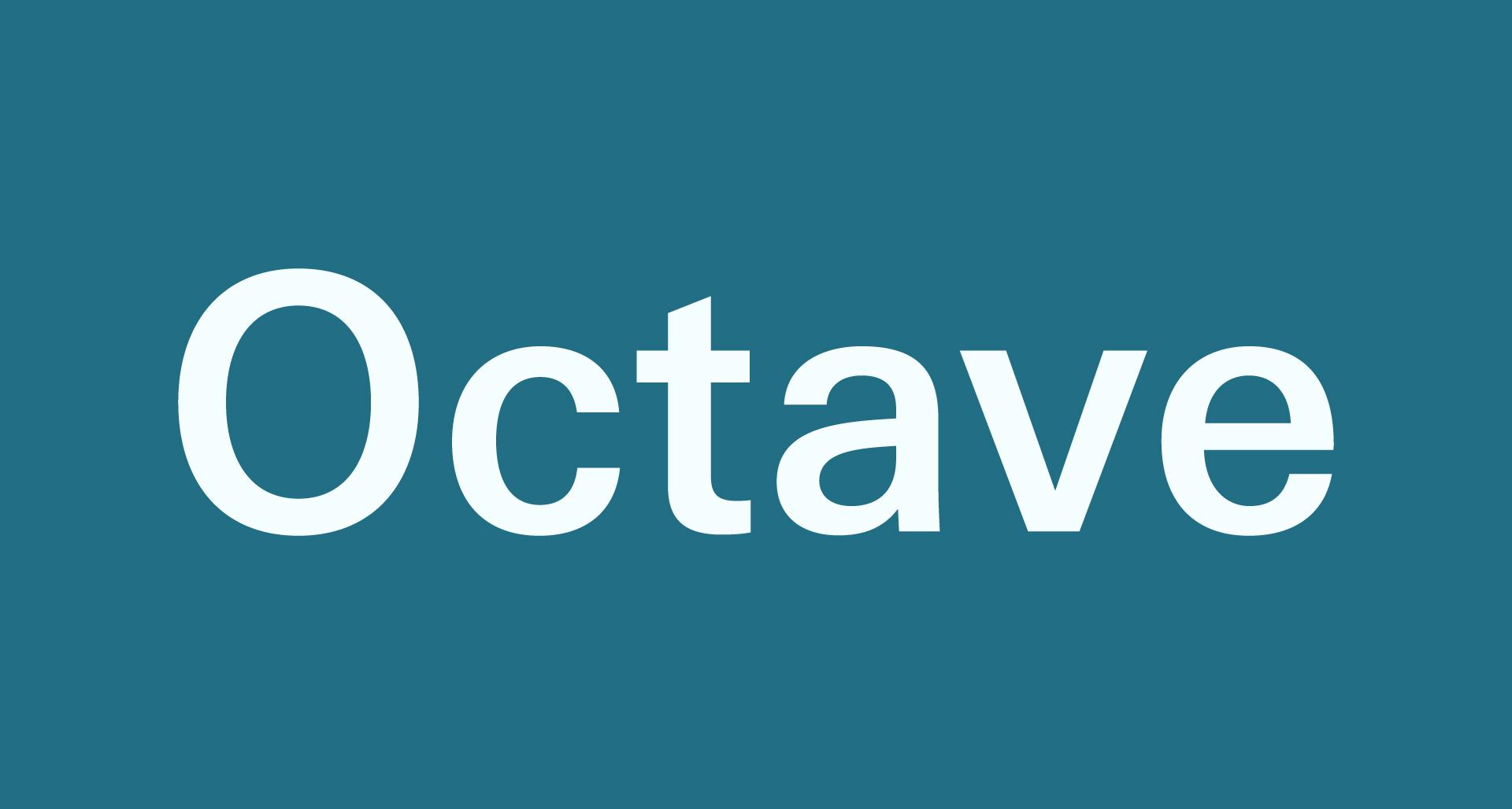 Octave – Sharp Type