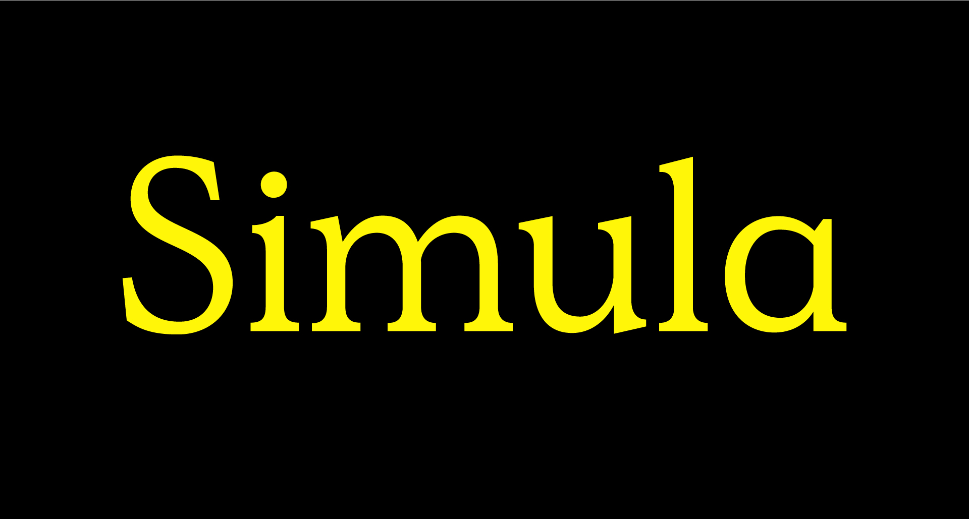 Simula – Sharp Type