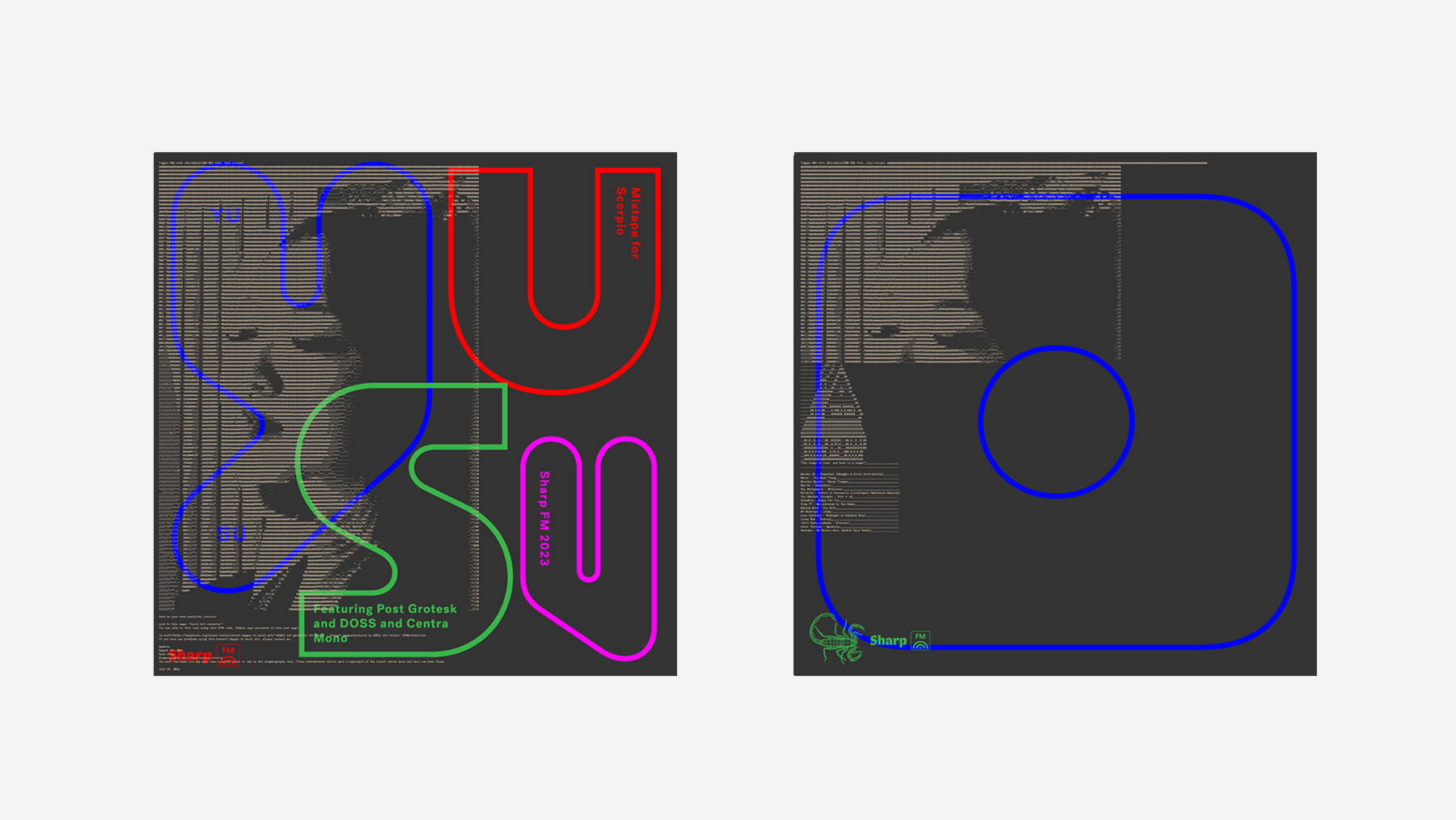 Sharp FM 013: Yu Su for Centra Mono & Post Grotesk – Sharp Type