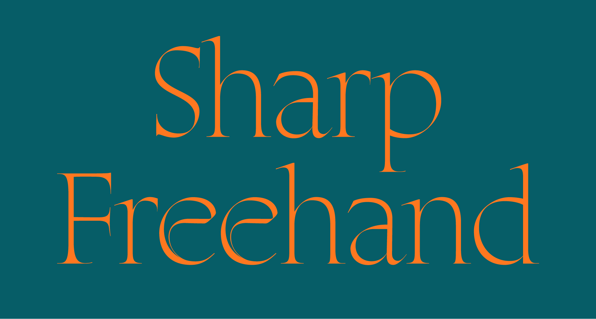 Sharp Freehand – Sharp Type